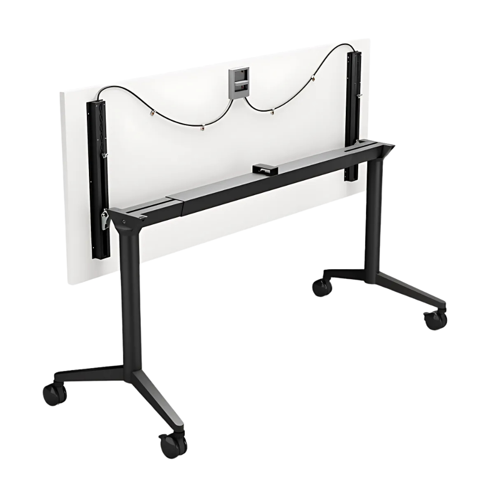 Movida Flip Table with Lockable Casters – Easy & Versatile